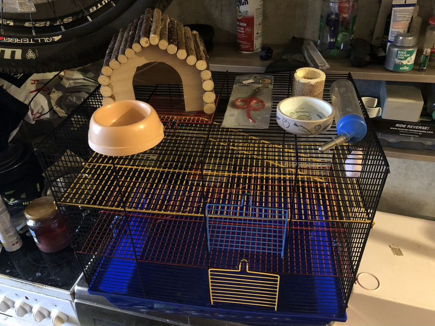 3-х этажная клетка для крыс хомяка мышей грызунов