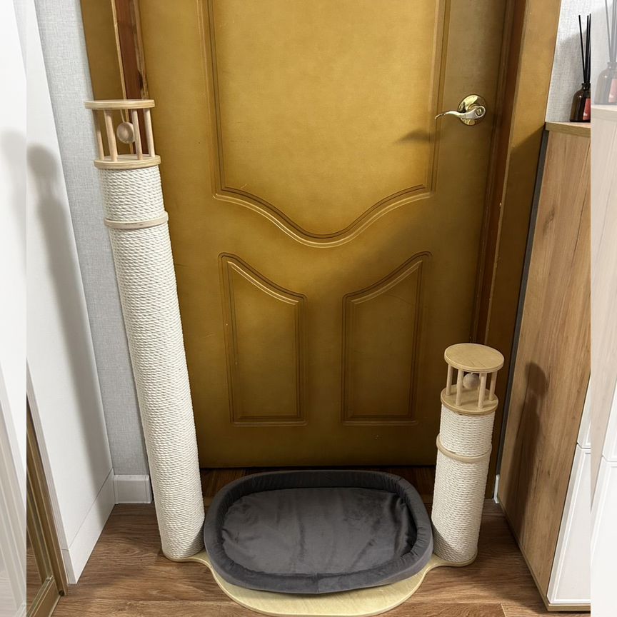 Когтеточка домик для кошки