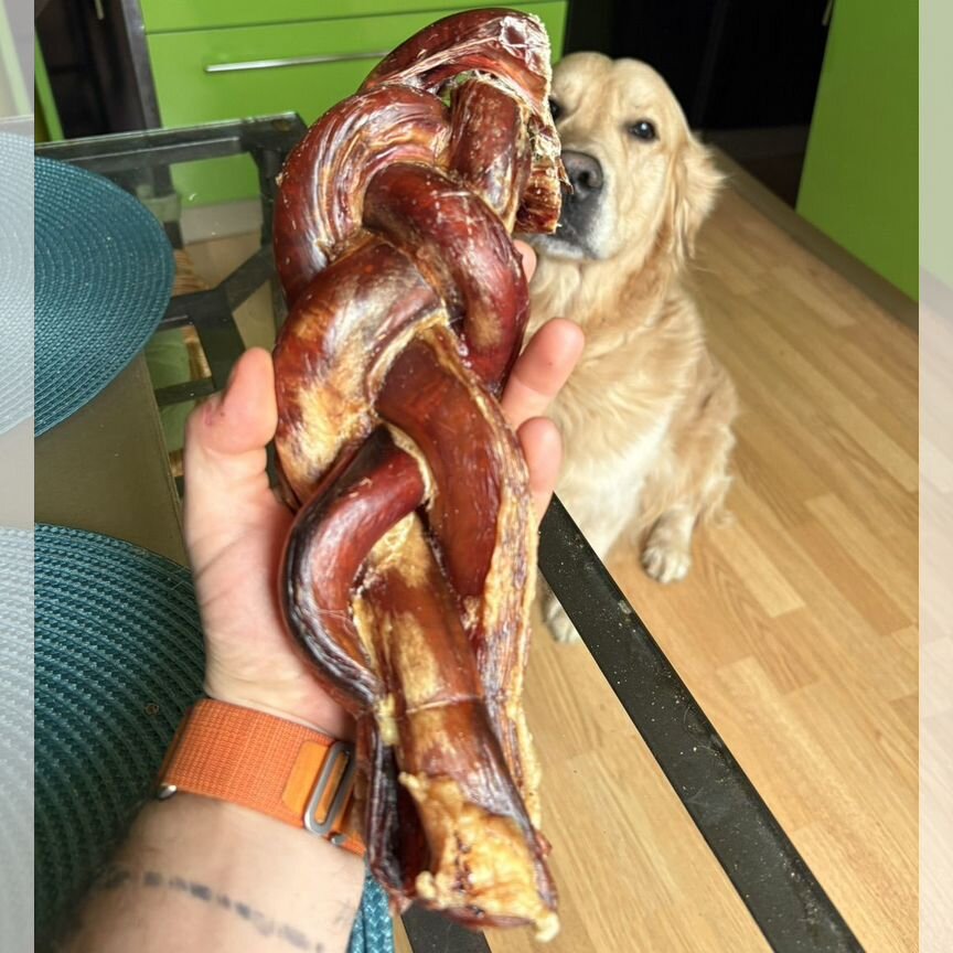 Бычий корень сушеный для собак