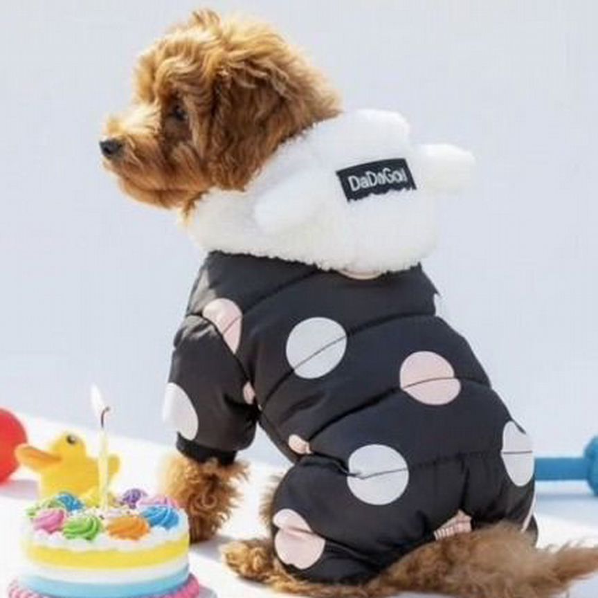 Зимний комбинезон для собаки 40см