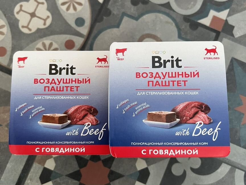 Влажный корм для кошек Brit Воздушный паштет