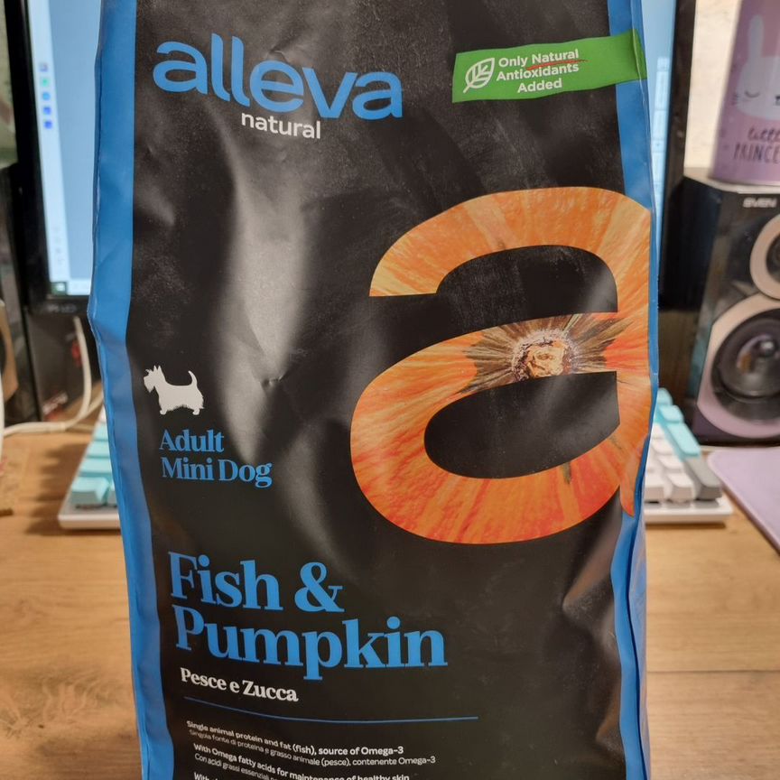 Корм Alleva Natural Fish & Pumpkin