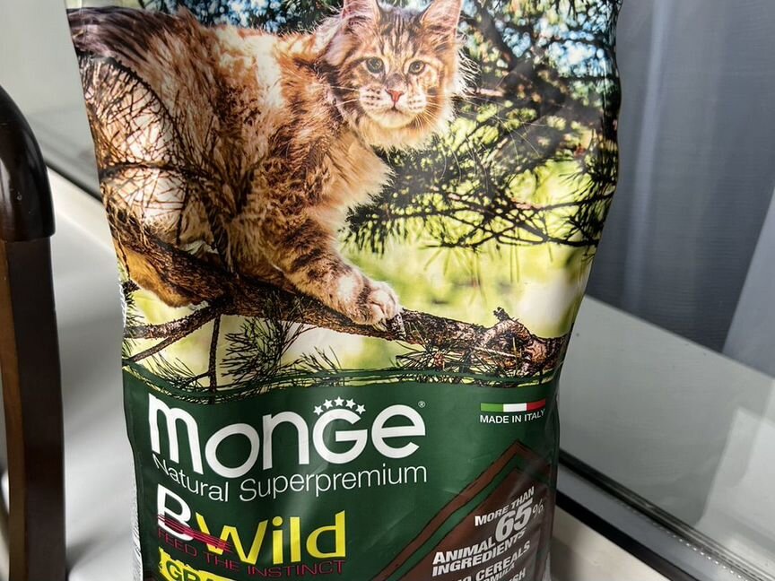 Monge bwild беззерновой корм для кошек