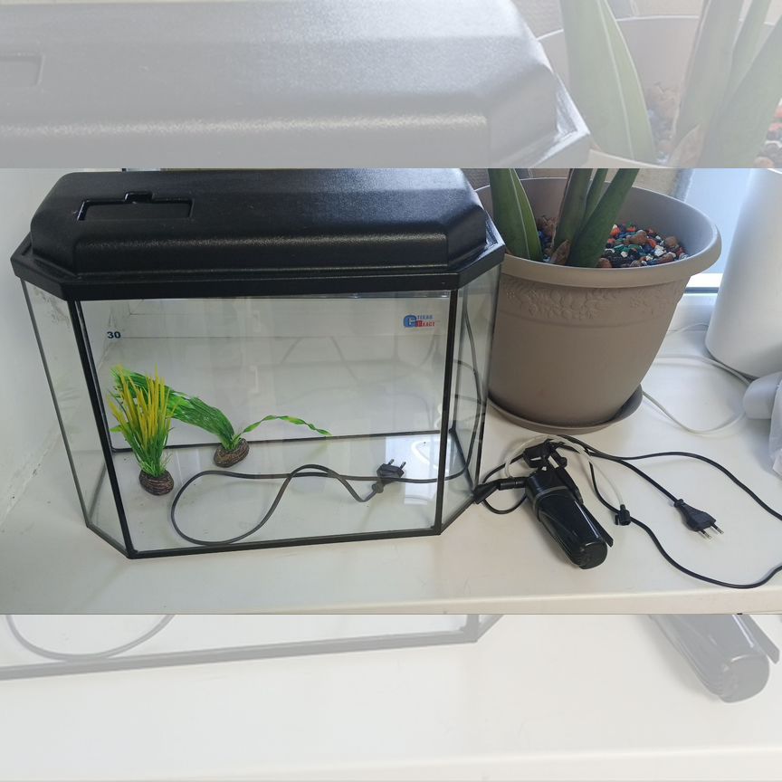 Аквариум 30 литров с фильтром