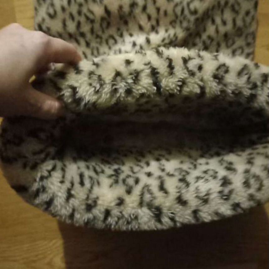 Меховой мешок для кошки