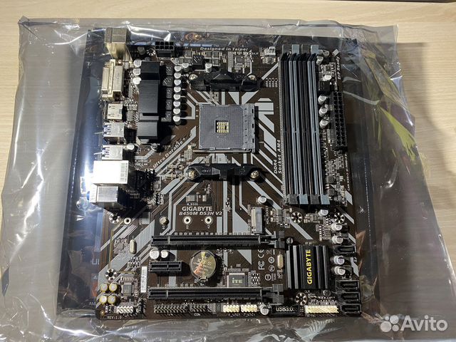 Материнская плата gigabyte B450M DS3H V2 купить в Москве | Электроника ...