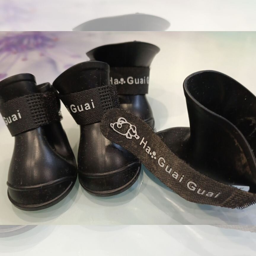 Резиновые сапожки для маленьких собак