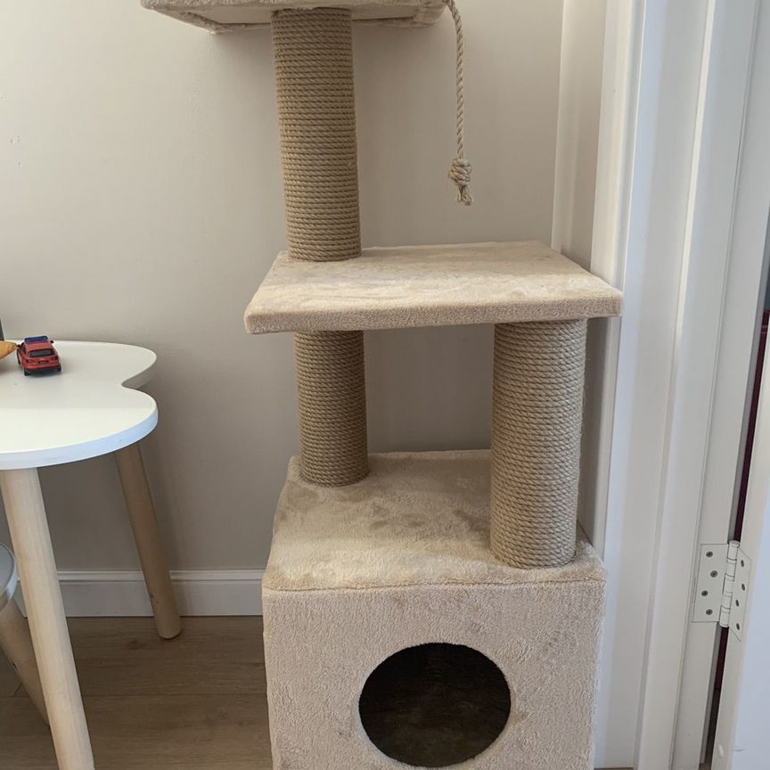 Когтеточка с домиком новая