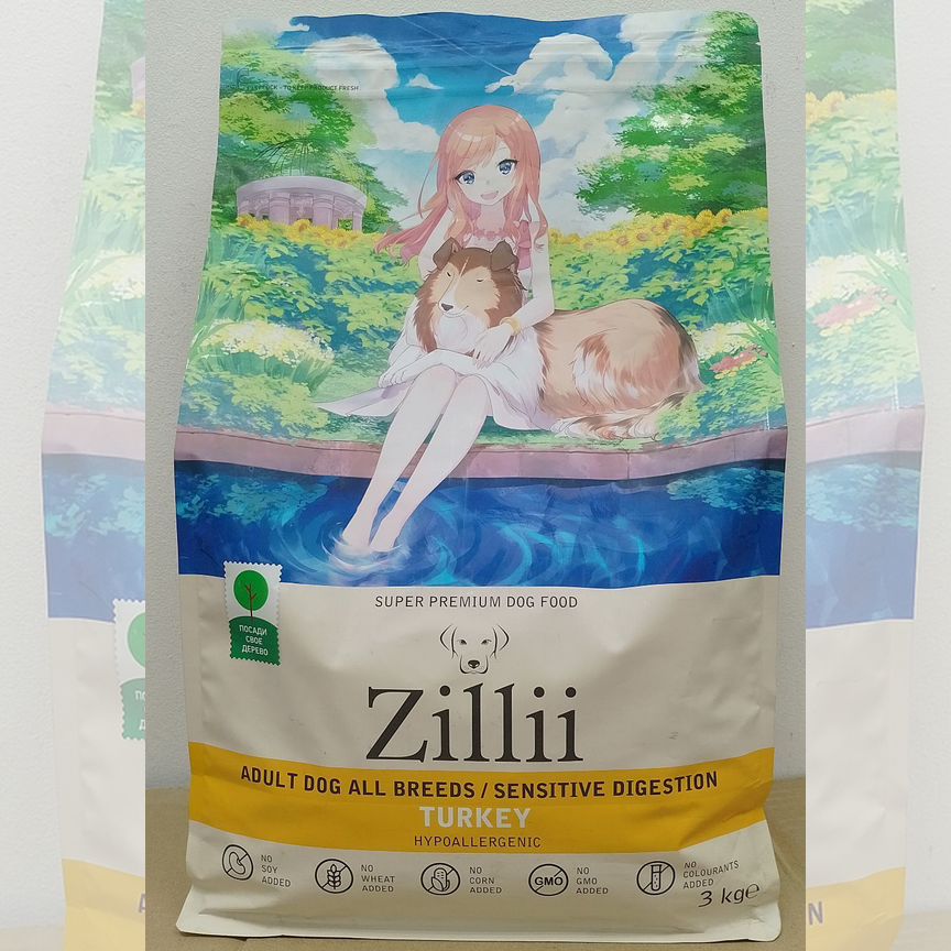 Корм для собак zillii 3 кг