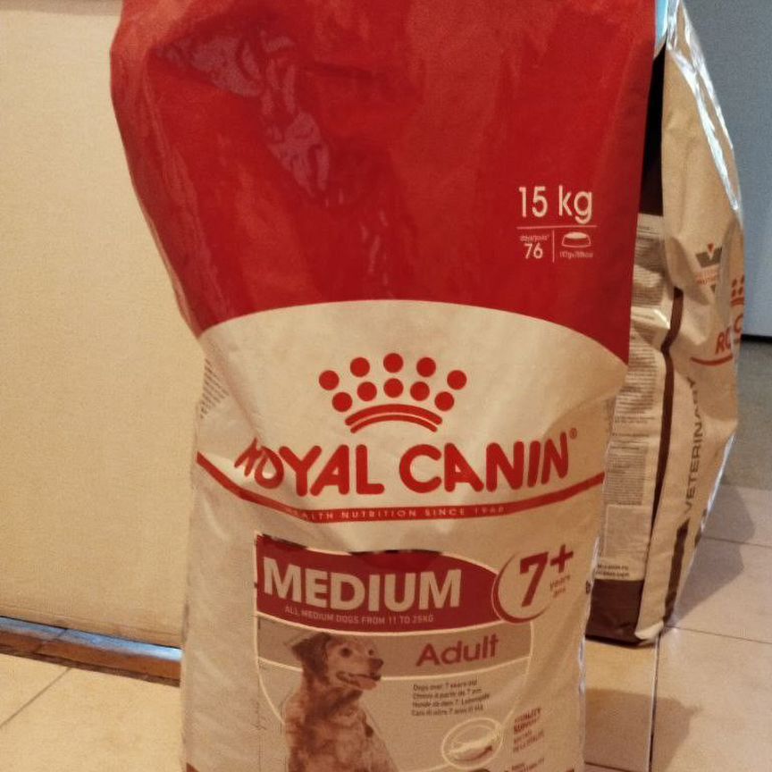 Корм для собак royal canin medium adult 7 
