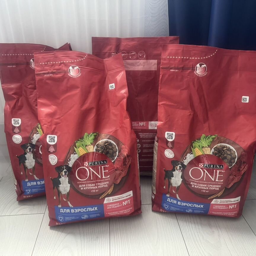 Purina one для собак 3,8