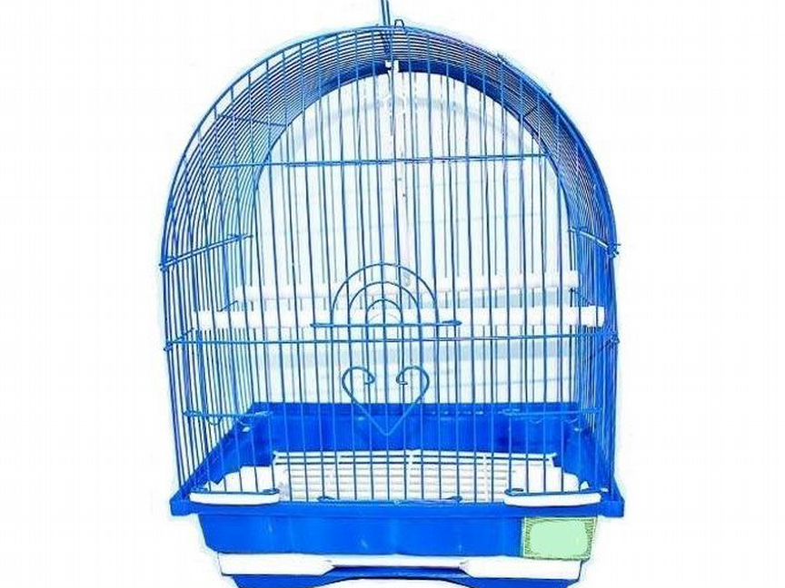 Клетка Кеша овальная для птиц 30x23x39см 100