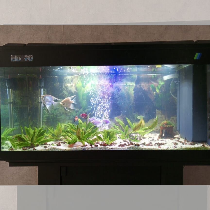 Аквариум с тумбой 100л