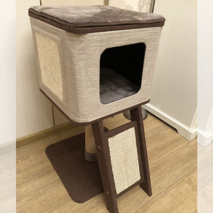 Когтеточка домик для кошки