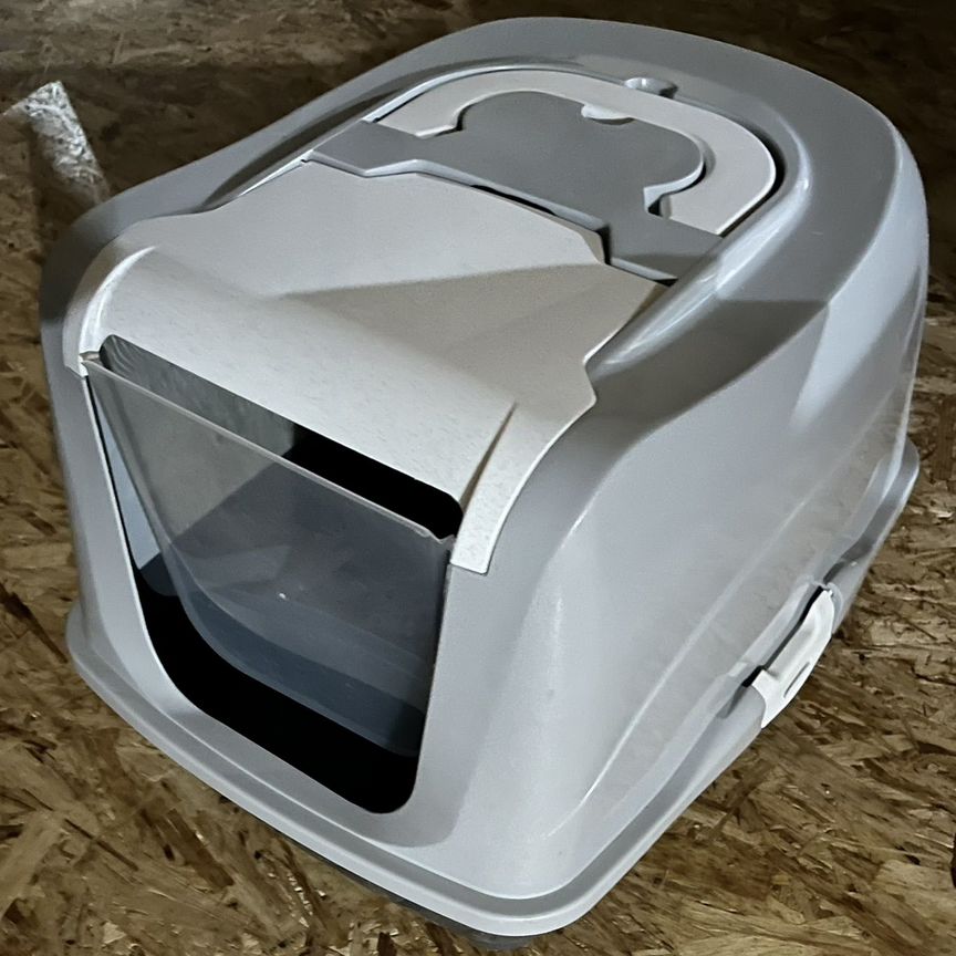 Туалет домик для кошек большой