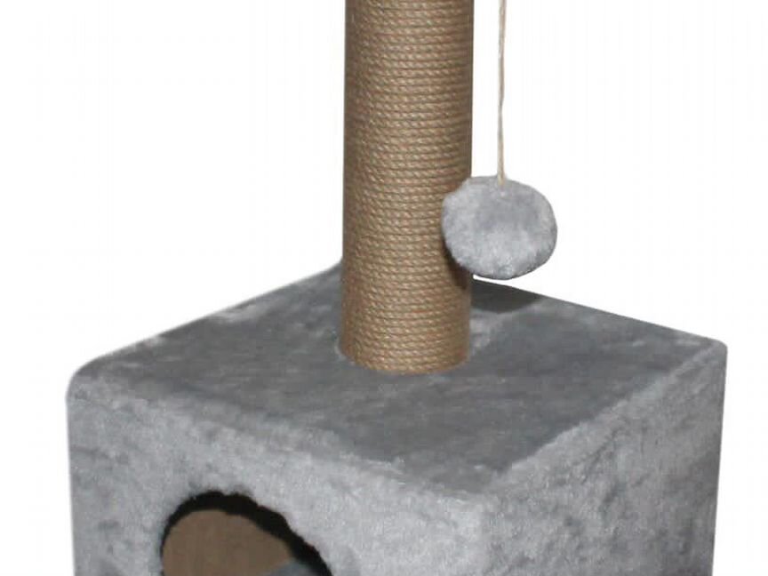 Когтеточка с домиком для кошек