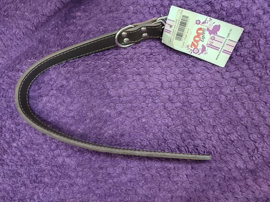 Ошейник для собак, кожаный-новый