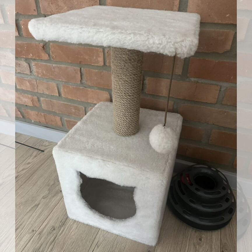 Домик для кота с когтеточкой
