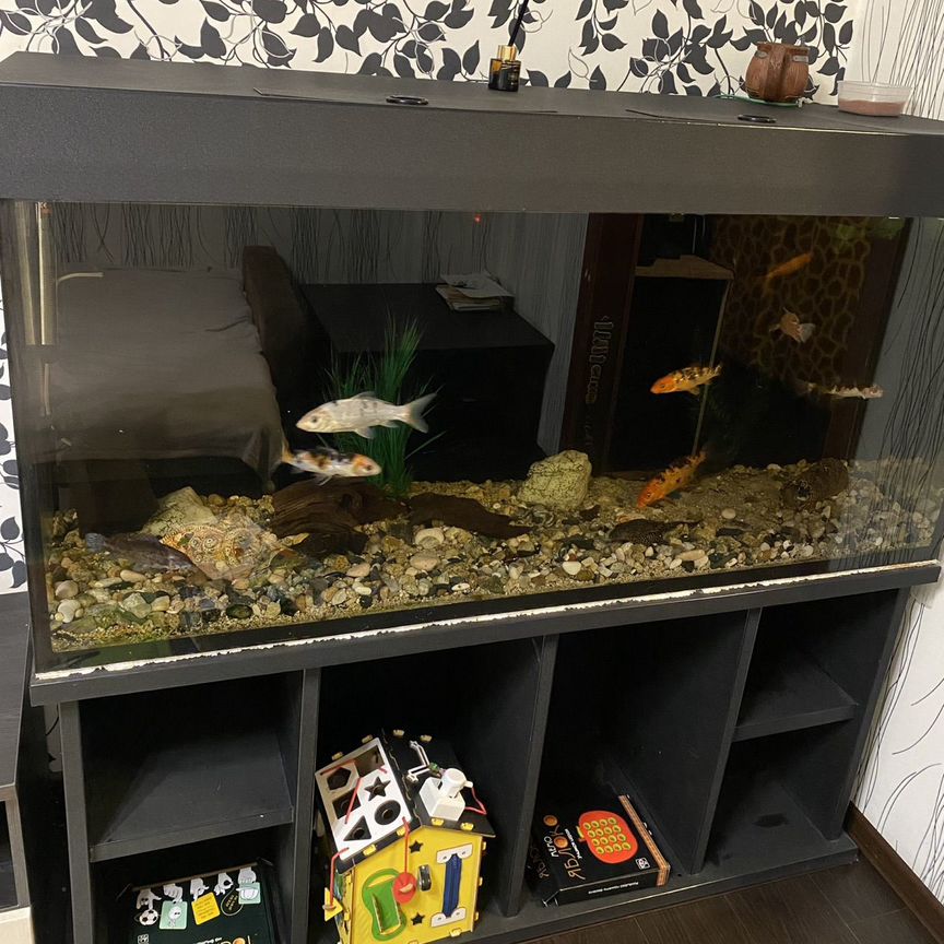 Аквариум с тумбой