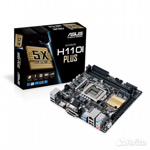 Материнская плата новая сокет 1151 asus H110I-plus купить в Москве ...