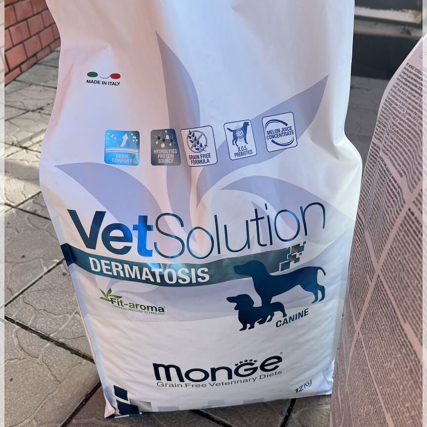 Monge dermatosis для собак 12 кг