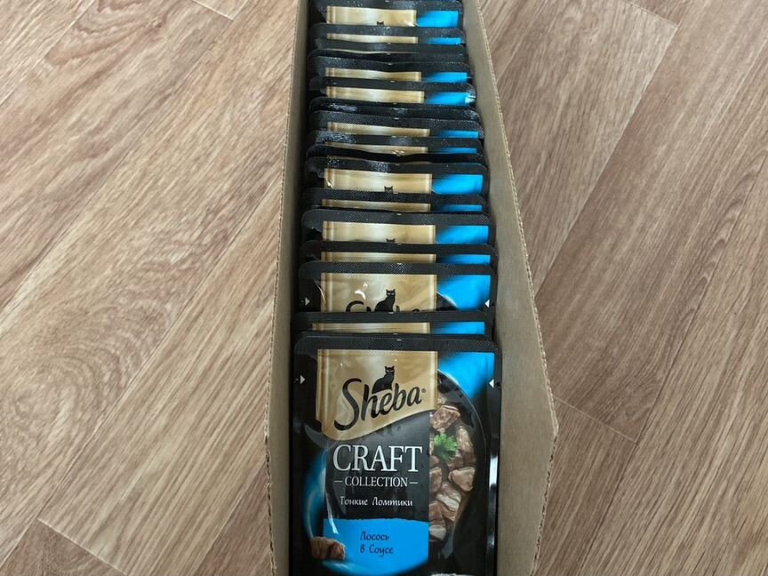 Корм для кошек sheba лосось
