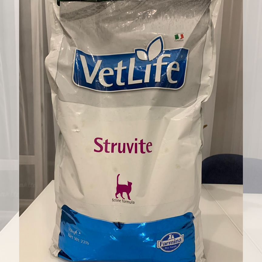 Диетический корм для кошек VetLife Struvite