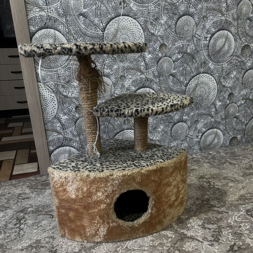 Когтеточка домик для кошки