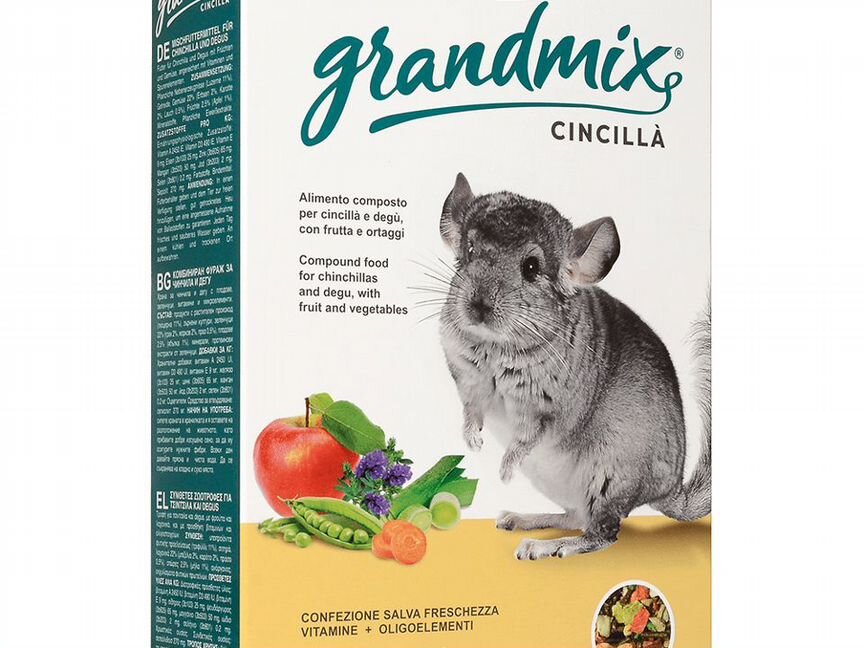 Padovan корм для шиншилл и дегу