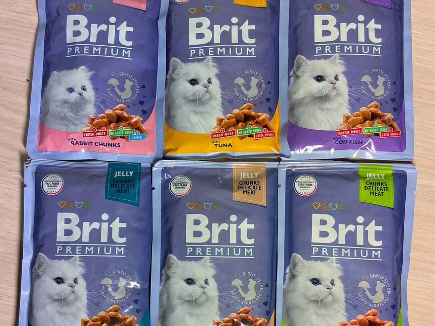 Brit Premium для кошек в желе