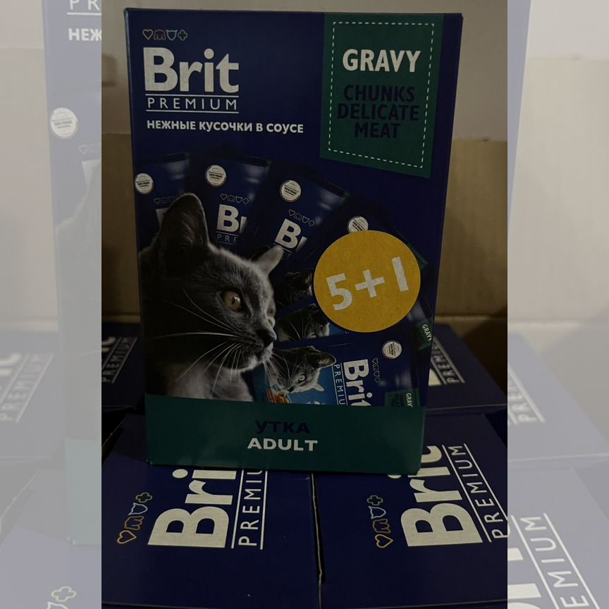 Brit корм для кошек влажный
