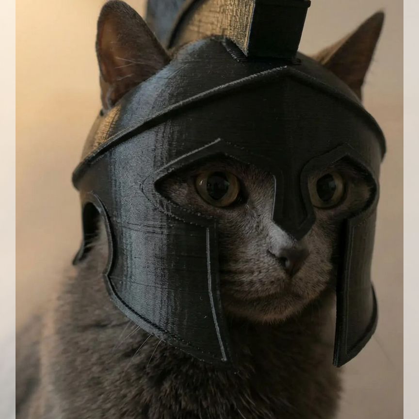 Маска спартанца для вашего любимого питомца