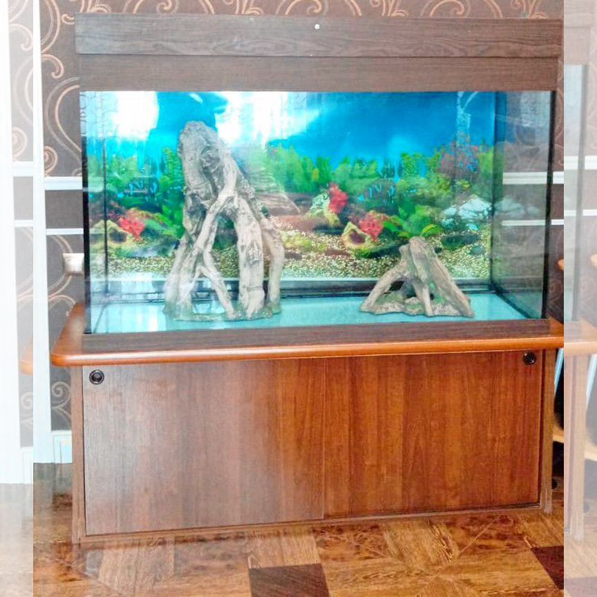 Аквариум с тумбой 600 литров