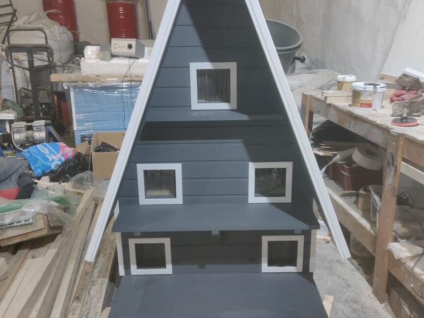 Уличный домик для кошек большой