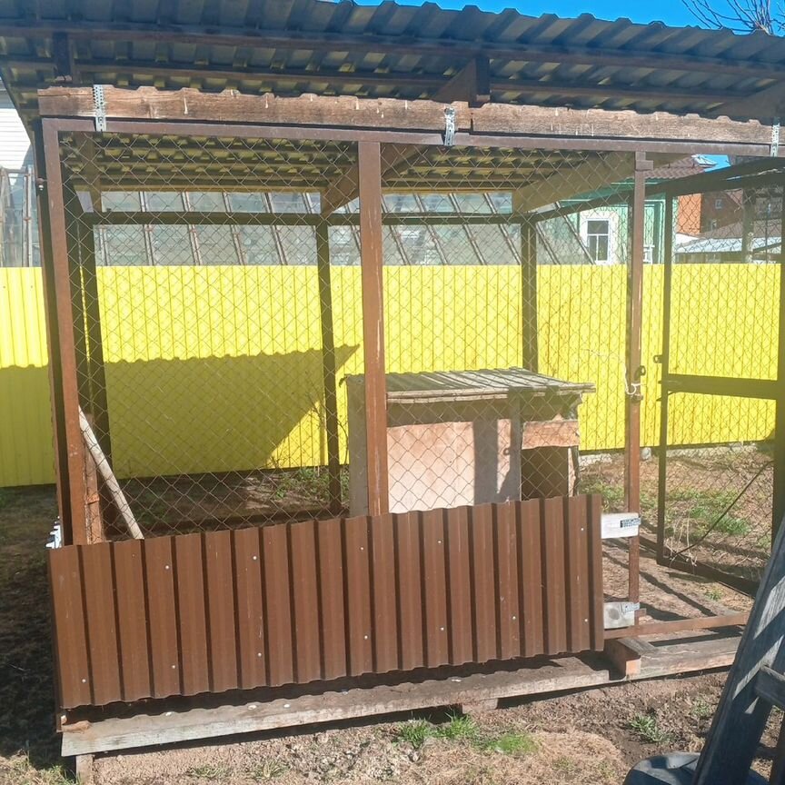 Вольер для собаки 3х3м, высота 2,4 м