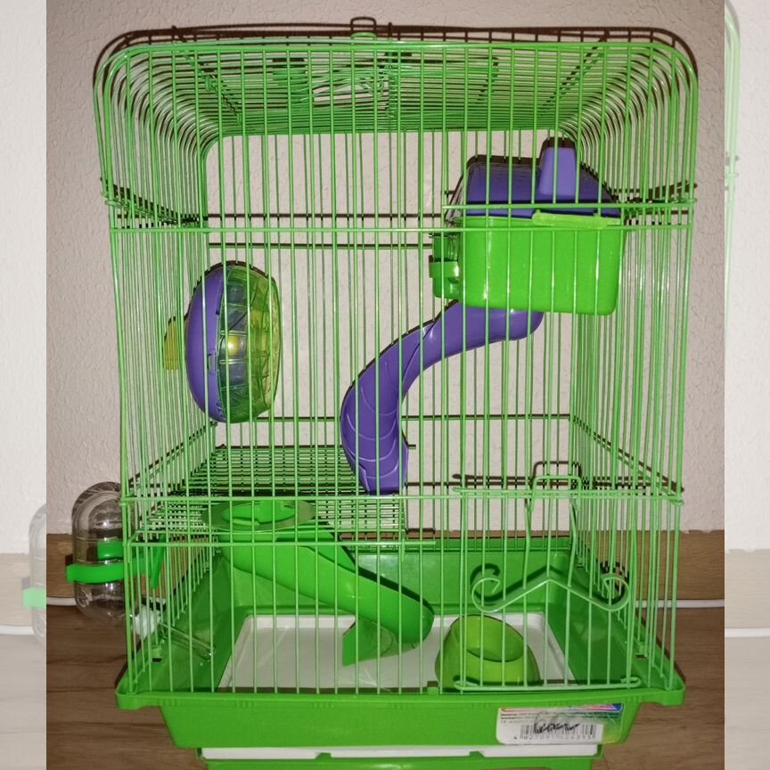 Клетка для хомяков 3-х этажная