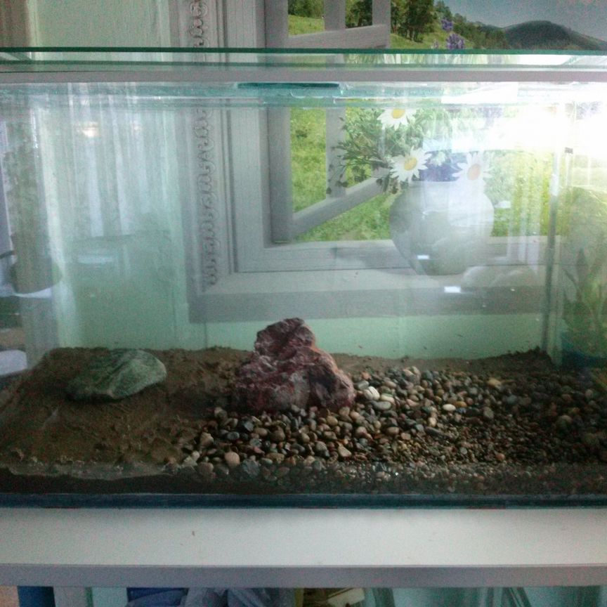 Аквариум самодельный на 300л.в рабочем состоянии