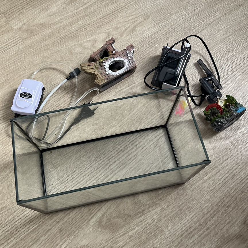 Аквариум 7 литров с фильтром и аэратором