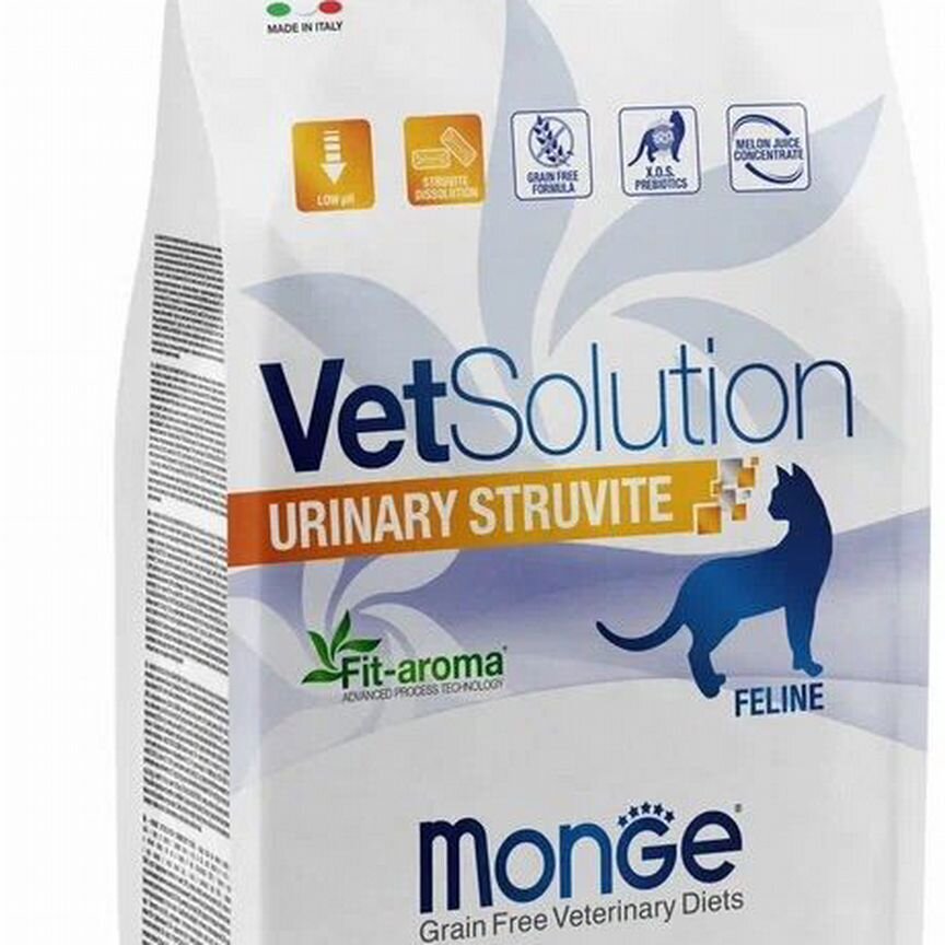 Сухой корм для кошек Monge Urinary Struvite