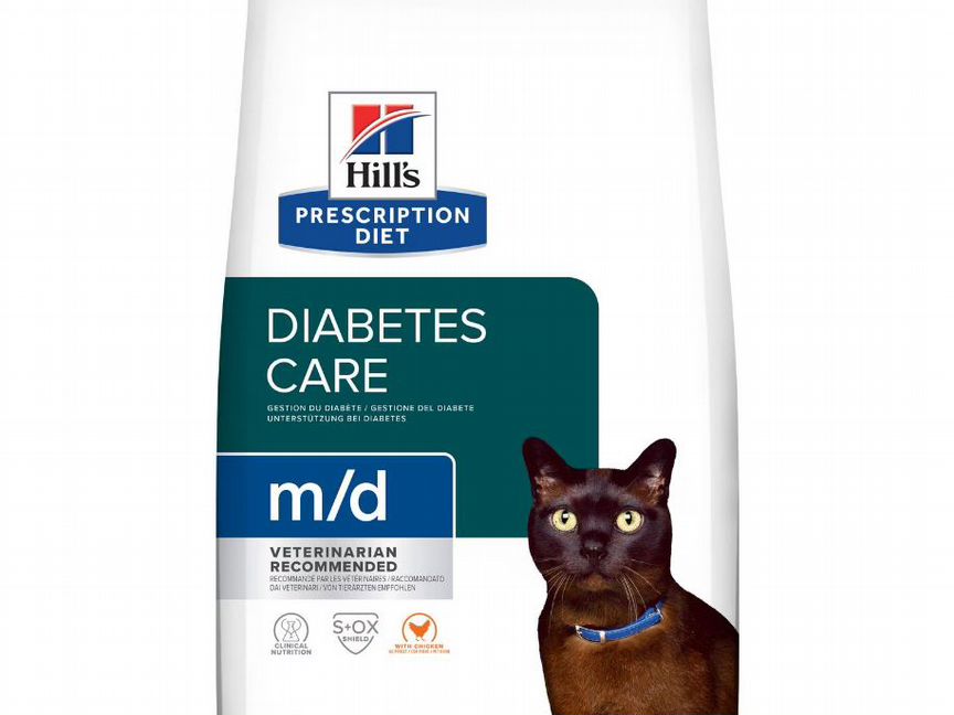 Hills Prescription Diet M/D с курицей 3 кг