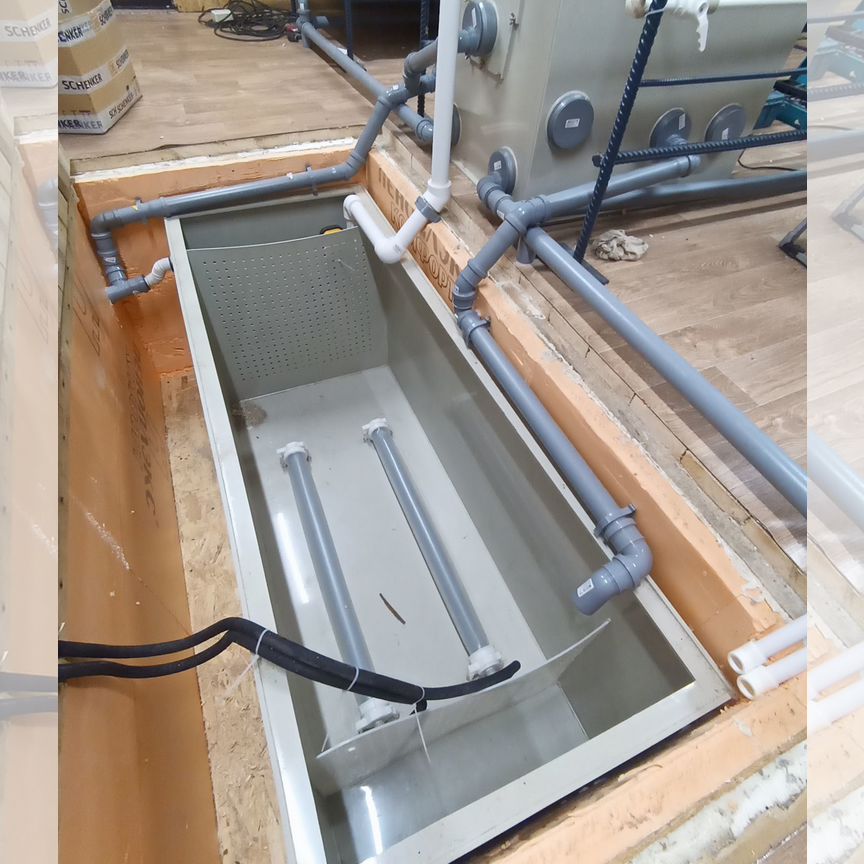 Биофильтр для узв с аэраторами и компр