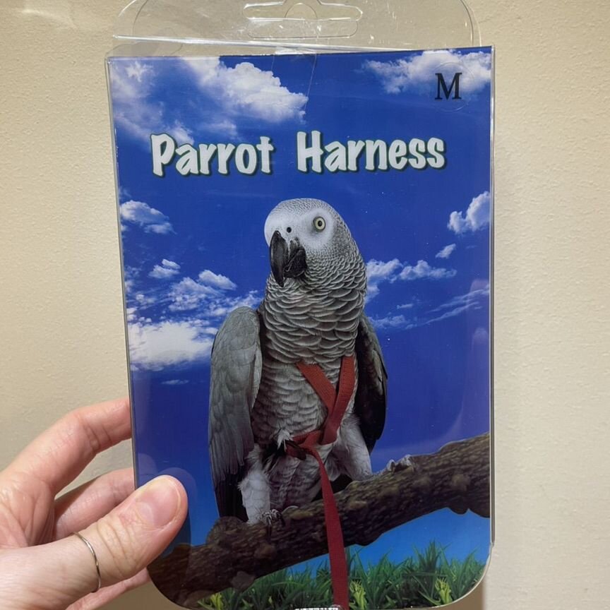 Шлейка для средних попугаев