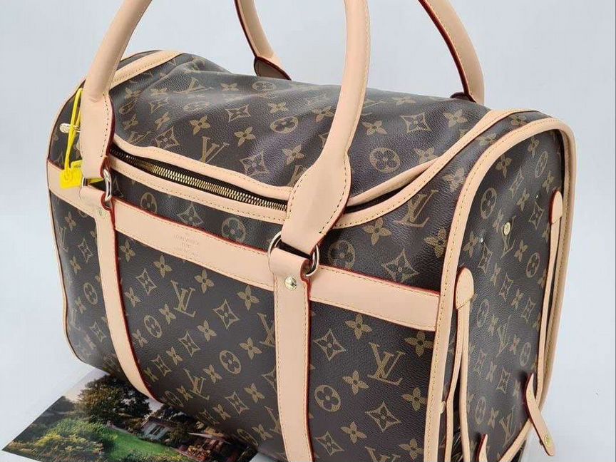 Сумка - переноска для питомцев Louis Vuitton Люкс