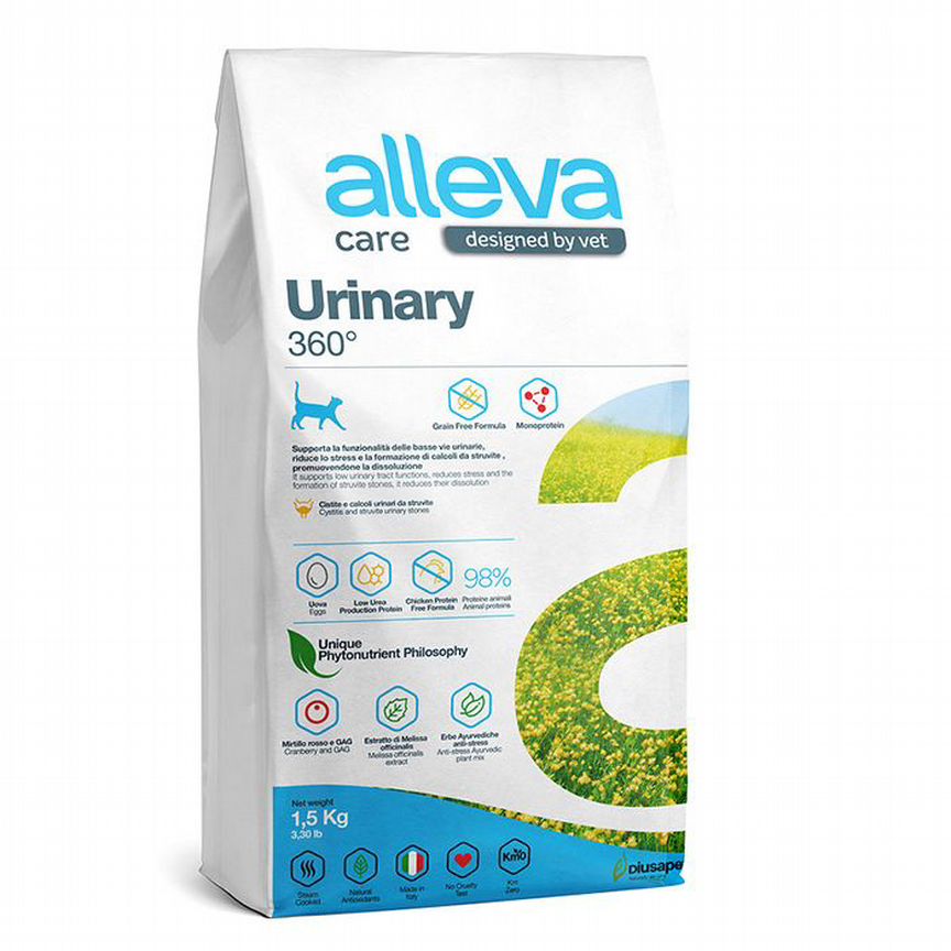 Корм для кошек Alleva Care Urinary диетический, дл