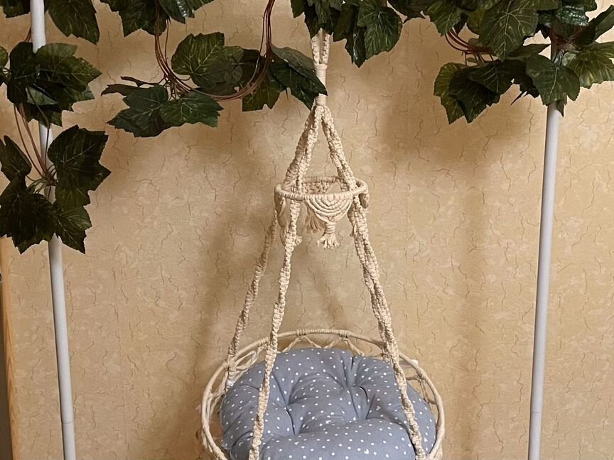 Кошачий гамак/лежанка макраме (Cat hammock)