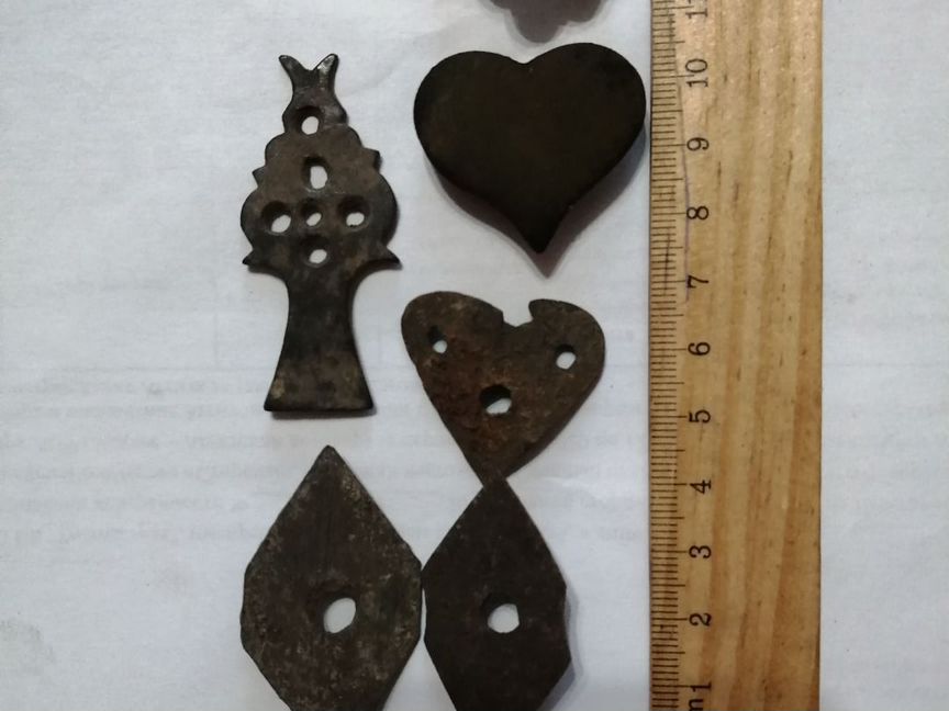 Элементы конской упряжи конина 86 шт