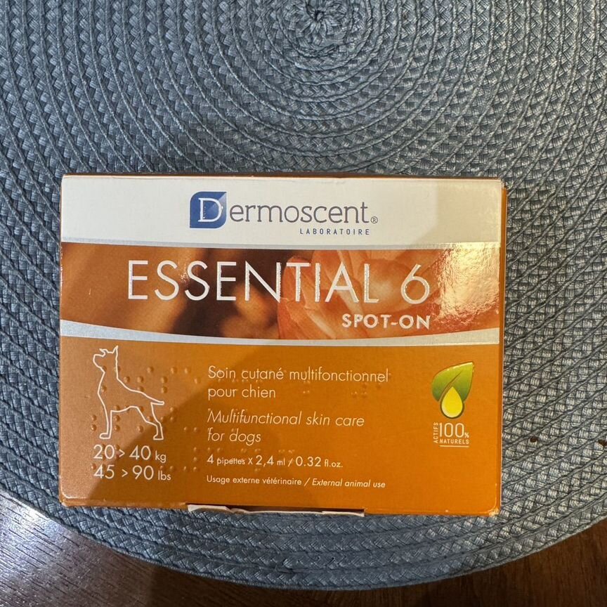 Эссеншиал 6 спот он/Dermoscent Essential 6 spot-on