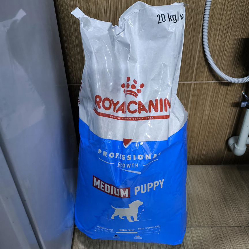 Корм для собак royal canin medium puppy