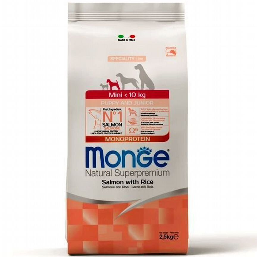 Monge Dog Speciality Line Monoprotein 2.5 кг
