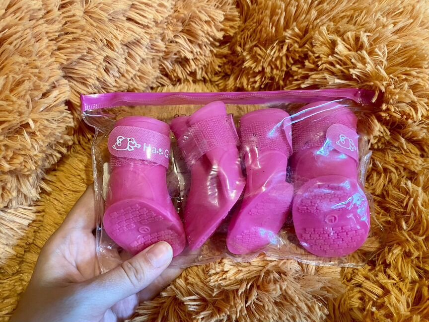 Силиконовые ботинки для собак